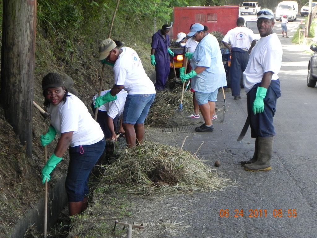 DCP/Colgate embarks on community clean up - Dominica News Online
