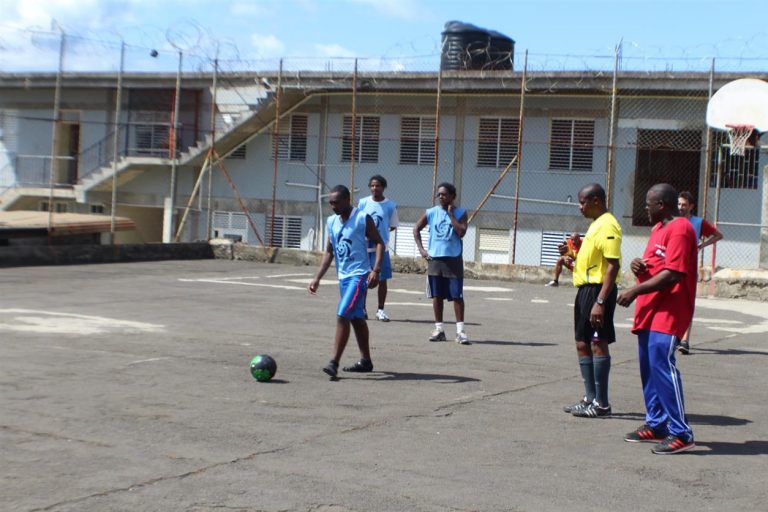State Prison uses football for inmate rehabilitation - Dominica News Online