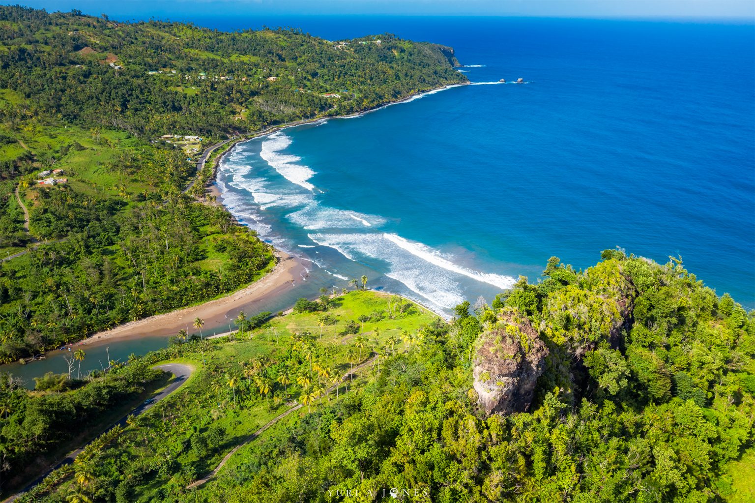 FEATURED PHOTO: Pagua Bay from the Antrizzle Road - Dominica News Online