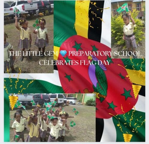 FEATURED PHOTO: Little Gem Preparatory celebrates Flag Day - Dominica ...
