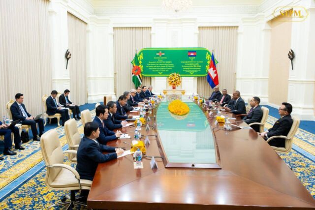 Prime Minister Skerrit meets with Cambodian leader on 15th anniversary ...