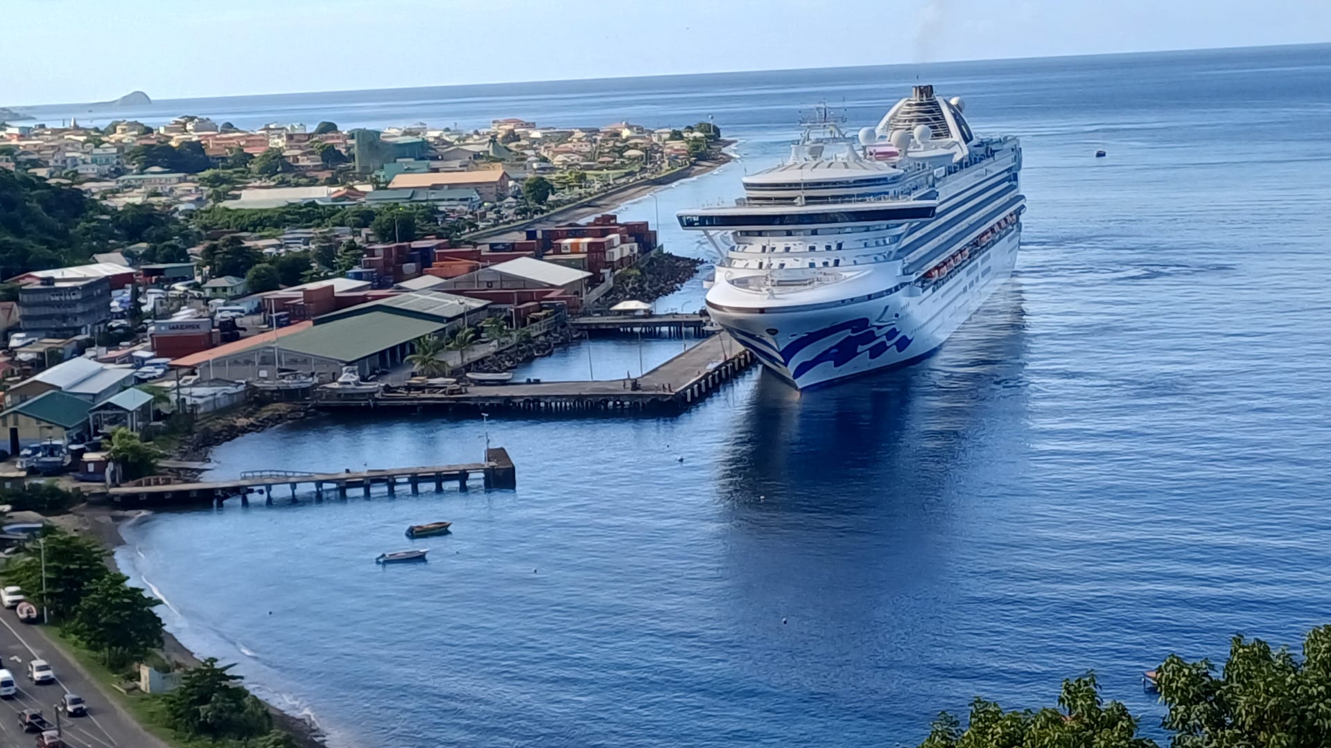 MV Grand Princess kicks off Dominica's 2025 cruise season - Dominica ...